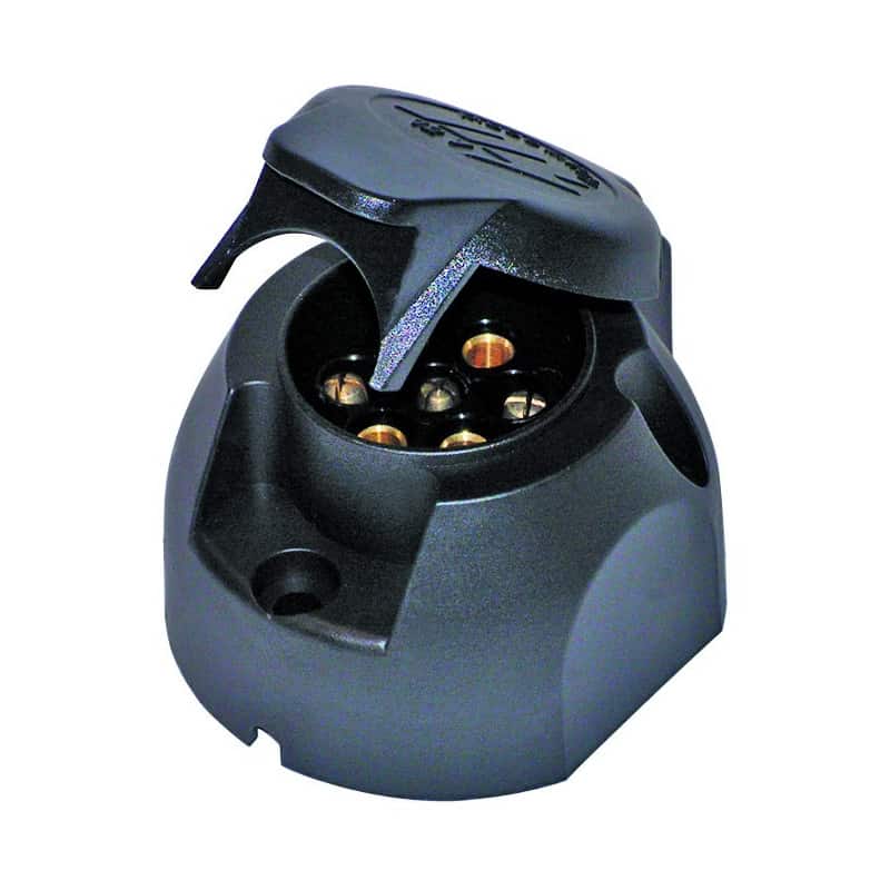 7-polige Kunststoff-Steckdose