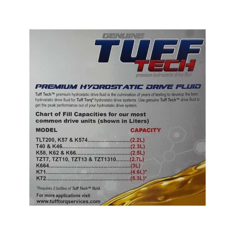 Lubricant & oil HYDROSTATIC TRANSMISSION OIL 3L TUFF TORQ