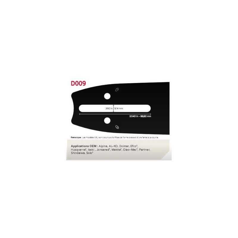 Chainsaw Guide Bar Chainsaw Chain Guide 208ATMD009 Guide: 50