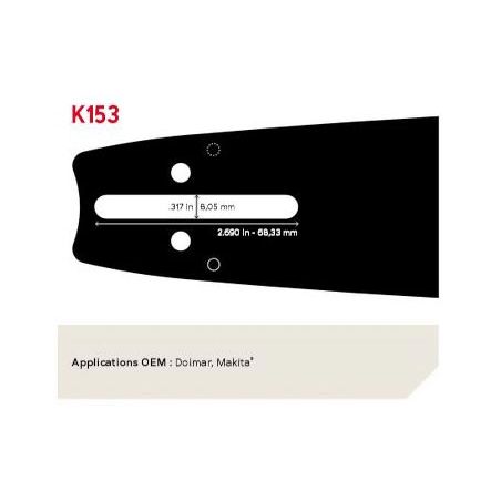 Guide pour tronçonneuse Guide Chaîne Tronçonneuse 188VXLHK153 Guide: 4