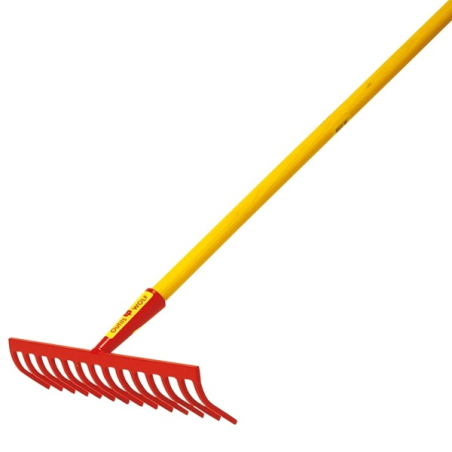 Wolf DR150 Interchangeable Garden Rake with handle