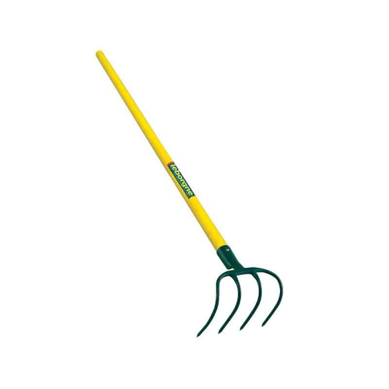4-tooth manure hook with lightweight Leborrgne composite handle