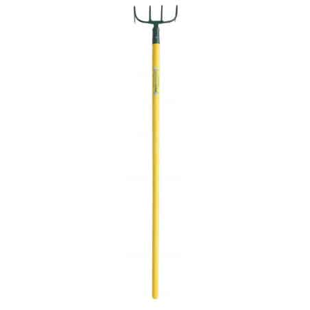 4-tooth manure hook with lightweight Leborrgne composite handle